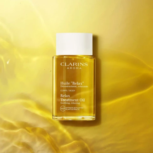 Clarins Aroma Relax Huile de traitement pour le corps Apaisant ...