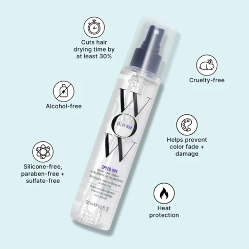 Color WOW Speed Dry Blow-Dry Spray Reduces Drying Time - SweetCare ...