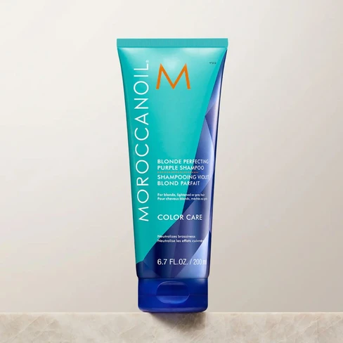 Moroccanoil Color Care Blonde Perfecting Purple Shampooing - SweetCare ...
