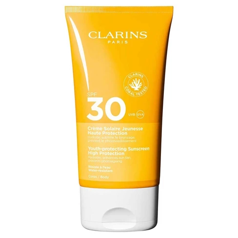 Clarins Youth-Protecting Sunscreen High and Very High Protection for ...
