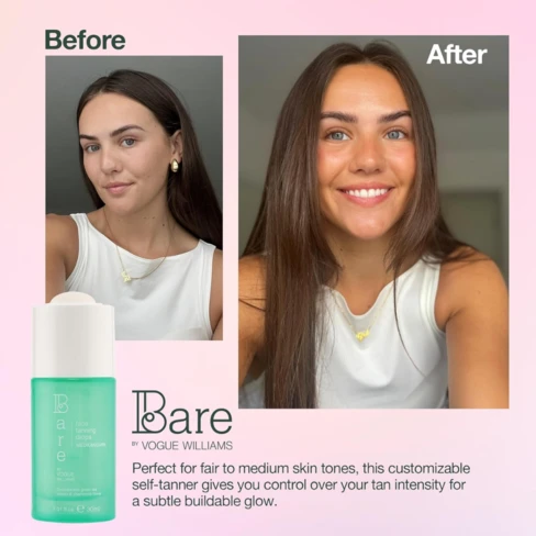 Bare by Vogue Williams Hydrating Face Tanning Drops - SweetCare Fiji