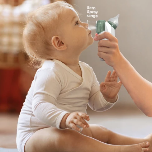 MomCozy Aspirador nasal 2 en 1 para bebés con pulverizador - SweetCare ...