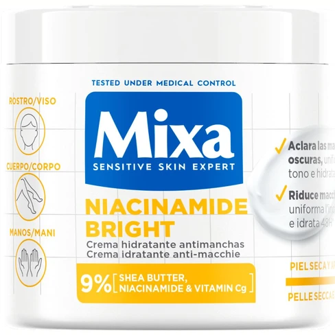 Mixa Niacinamide Bright Anti-Dark Spot Moisturizer for Dry and Dull ...