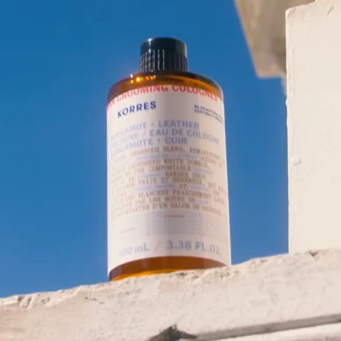 Korres Athenian Grooming Bergamot and Leather Eau de Cologne ...