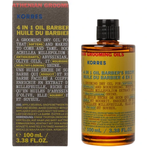 Korres Athenian Grooming 4-in-1 Oil Barber's Recipe - SweetCare Slovakia