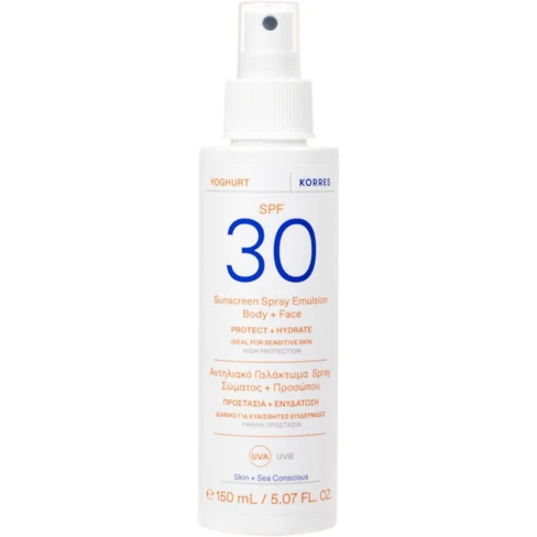 Korres Yoghurt Sunscreen Face and Body Spray - SweetCare United States
