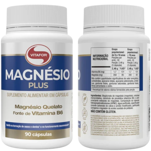 Vitafor Magnésio Plus Food Supplement Capsules - SweetCare Moldova