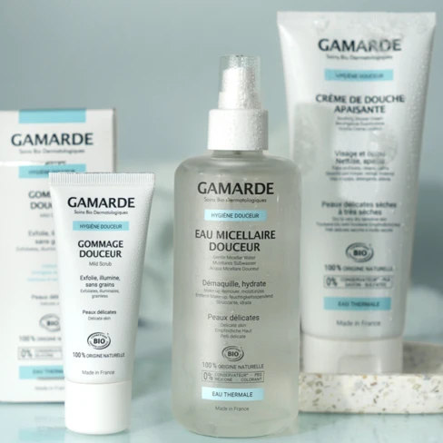 Gamarde Crema de ducha calmante para pieles sensibles secas a muy secas ...