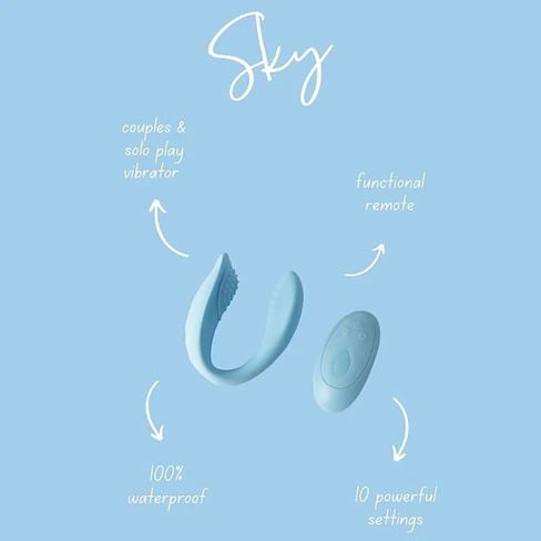 Natural Glow Sky Solo and Couples Vibrator - SweetCare Indonesia