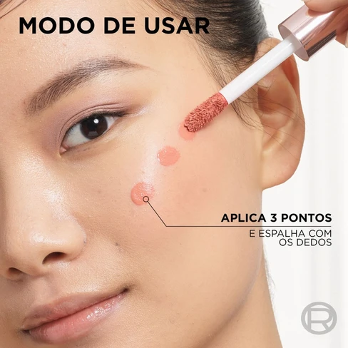 L'Oréal Paris Colorete líquido Lumi Le Fórmula ultra difuminable ...