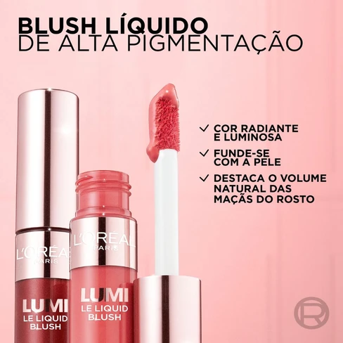 L'Oréal Paris Colorete líquido Lumi Le Fórmula ultra difuminable ...