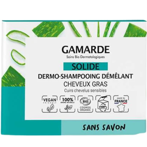 Gamarde Solid Detangling Dermo-Shampoo for Oily Hair and Sensitive ...