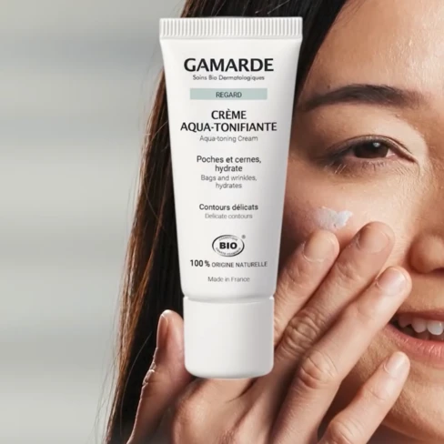 Gamarde Crema hidratante aqua tonificante para el contorno de ojos ...