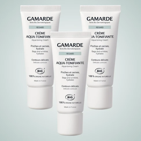 Gamarde Crema hidratante aqua tonificante para el contorno de ojos ...