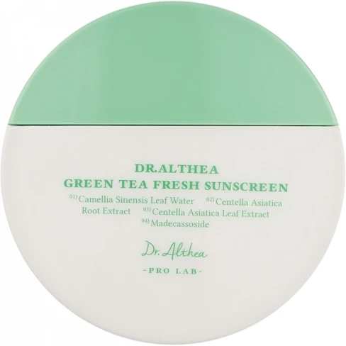 Dr. Althea Green Tea Fresh Sunscreen SPF50+ PA++++ - SweetCare United ...