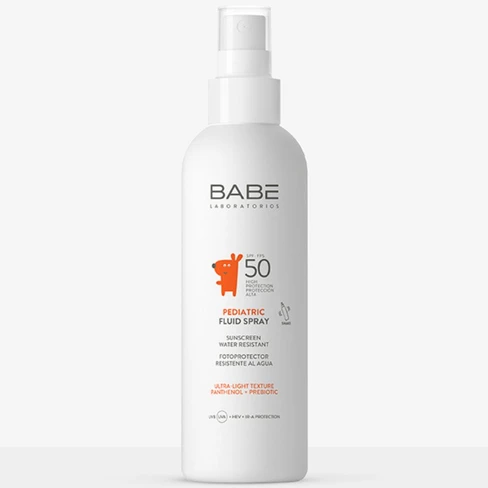 Babé Pediatric Fluid Spray SPF50 Sunscreen Ultra-Light Texture ...