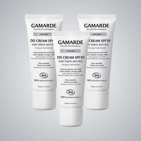Gamarde DD Crema antiedad con color SPF30 - SweetCare Honduras