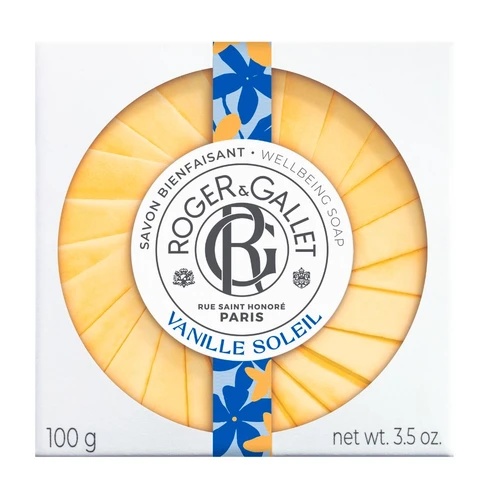 Roger&Gallet Vanille Soleil Wellbeing Soap Naturally Relaxing ...