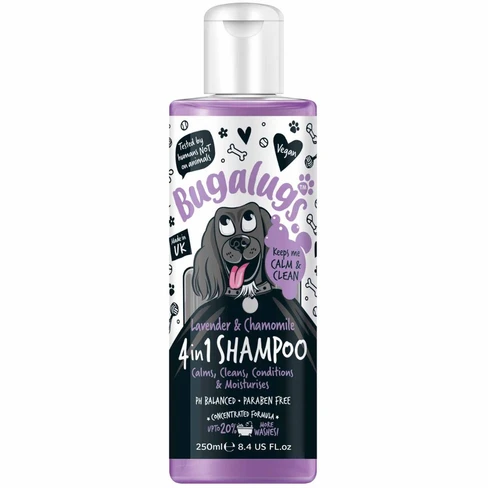 Bugalugs 4 in 1 Calming Dog Shampoo and Conditioner Lavender and ...