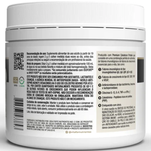 Vitafor Colosfort Powder Food Supplement with Premium Colostrum Protein ...