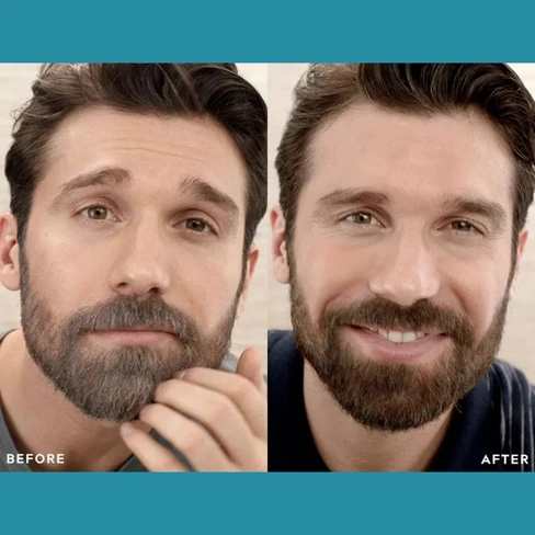 Just for Men Moustache and Beard Gel-Based Hair Dye Easy Application ...