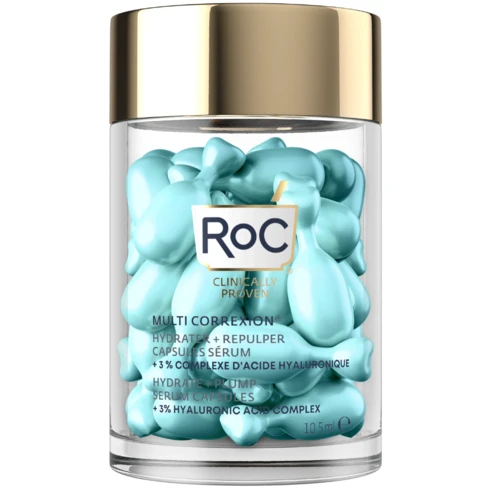 Roc Multi Correxion Hydrate + Plump Serum Capsules with Hyaluronic Acid ...