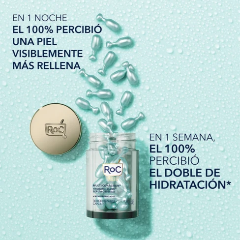 Roc Multi Correxion Cápsulas de suero Hydrate Plump con ácido ...