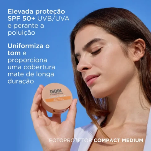 Isdin Fotoprotector SPF50 compacto sin aceite - SweetCare Guatemala