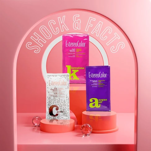 EstereoColor Shock Coco Hidratación intensiva Mask con aceite de coco ...