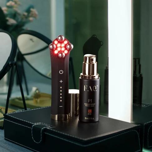 Foreo FAQ 402 Dispositivo de microcorriente LED dual Solución ...