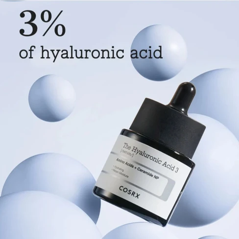 CosRX The Hyaluronic Acid 3 Serum Hydrating and Moisture Retaining ...