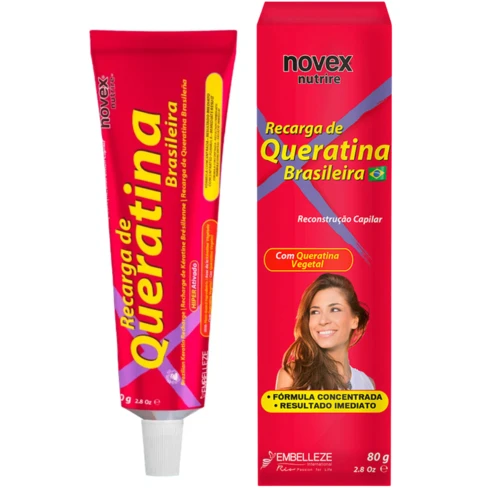 Novex Brazilian Keratin Recharge Hair Styling Cream - SweetCare Serbia