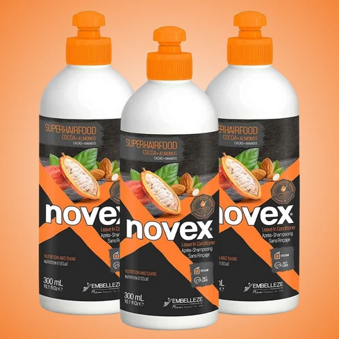 Novex Superhairfood Cocoa and Almond Leave-In Hair Conditioner ...