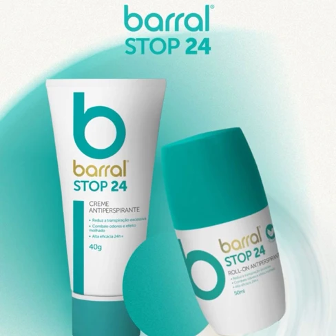 Barral Stop24 Roll-On Antiperspirant Efficacité 24H - SweetCare Reunion