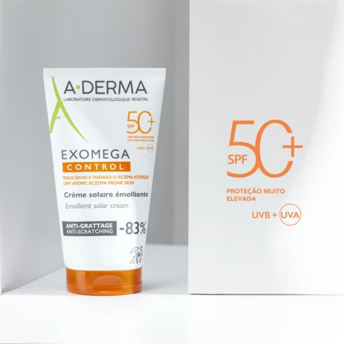 A Derma Exomega Control Solar Cream SPF50+ - SweetCare Albania