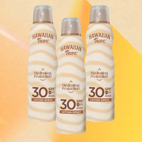 Hawaiian Tropic Hydrating Protection Lotion Spray SPF30 - SweetCare Denmark