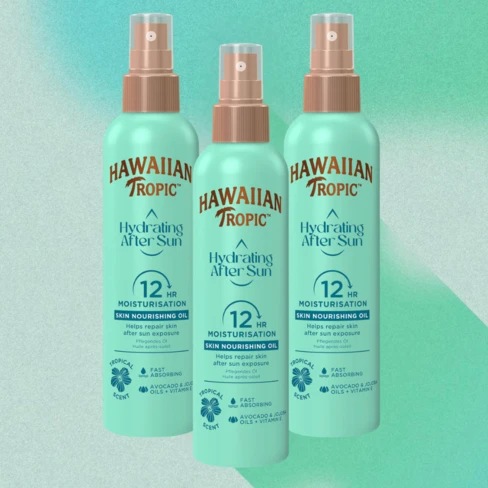 Hawaiian Tropic Hydrating After Sun Skin Nourishing Body Oil ...