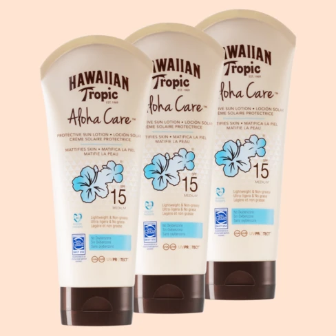 Hawaiian Tropic Loción corporal protectora Aloha Care SPF15 - SweetCare ...