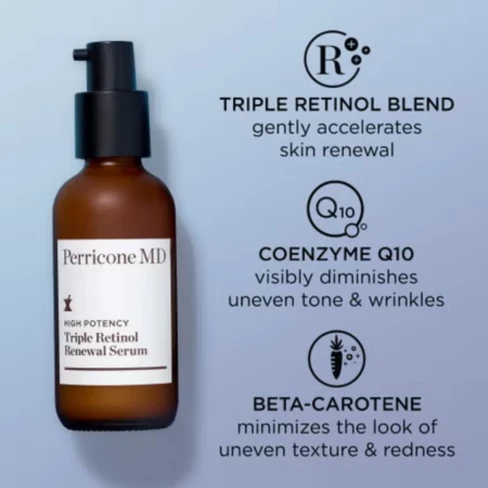 Perricone MD High Potency Triple Retinol Renewal Serum Skin Renewal ...