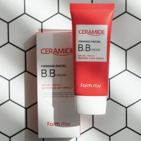 FarmStay Ceramide Firming Facial BB Cream SPF50+ - SweetCare Iceland