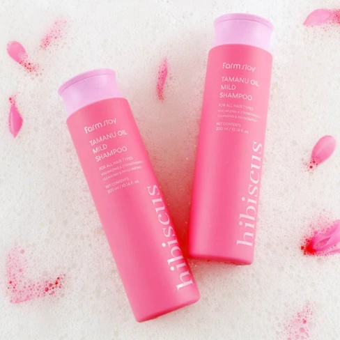 FarmStay Tamanu Oil Mild Shampoo Hibiscus for Dry Hair - SweetCare ...