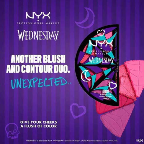 NYX Professional Makeup Wednesday Stained Glass Blush Face Palette ...
