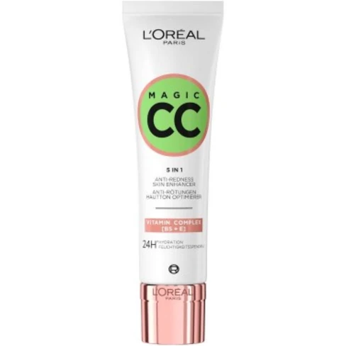 L'Oréal Paris Magic CC 5-in-1 Anti-Redness Skin Enhancer CC Cream ...