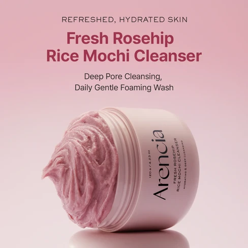 Arencia Fresh Rosehip Rice Mochi Face Cleanser - SweetCare Switzerland