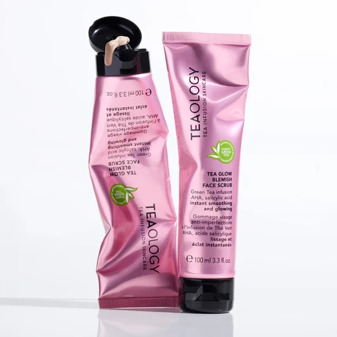 Teaology Green Tea Glow Blemish Purifying Face Scrub - SweetCare Croatia