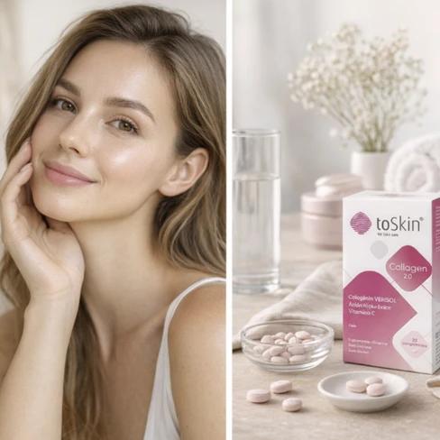 ToSkin Colágeno 2.0 Elasticidad de la piel Complemento alimenticio ...
