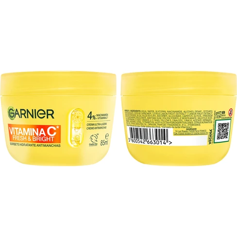 Garnier Vitamin C Fresh and Bright Hydrating Sorbet Face Cream ...