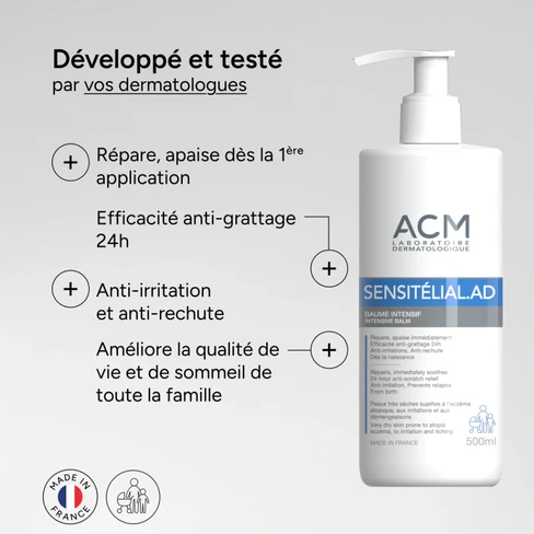 ACM Laboratoire Dermatologique Sensitélial.AD Intensive Balm for Very ...