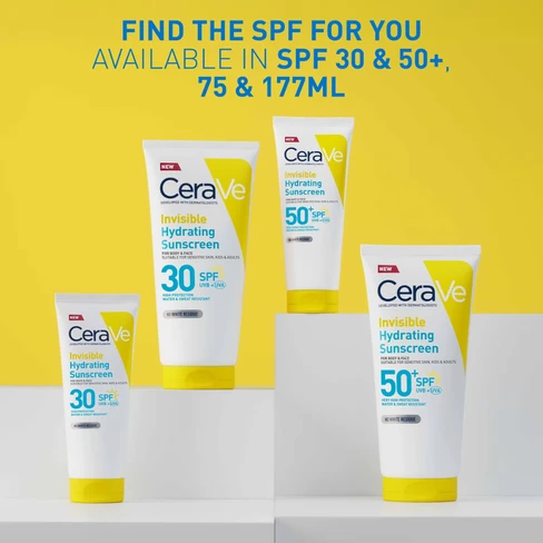 CeraVe Invisible Hydrating Sunscreen for Face and Body - SweetCare Norway