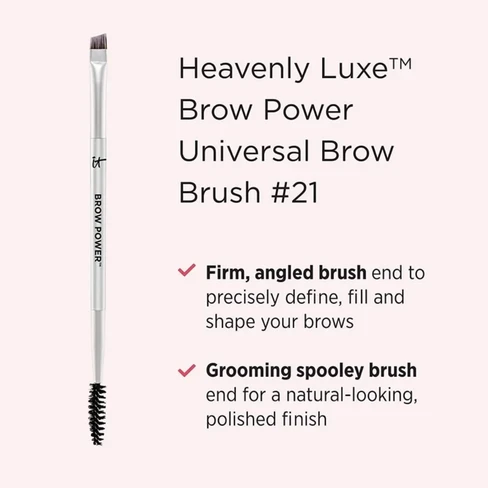 iT Cosmetics Heavenly Luxe Brow Power Universal Transformer Brush #21 ...